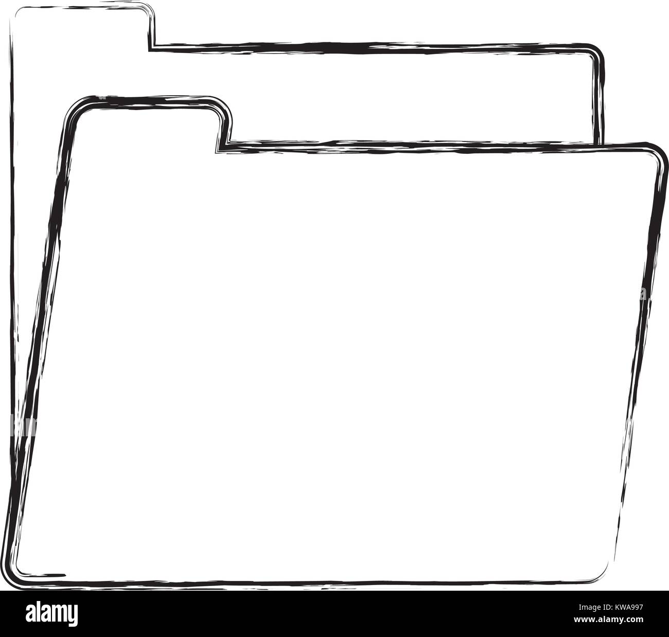 Folder document symbol Stock Vector Image & Art - Alamy