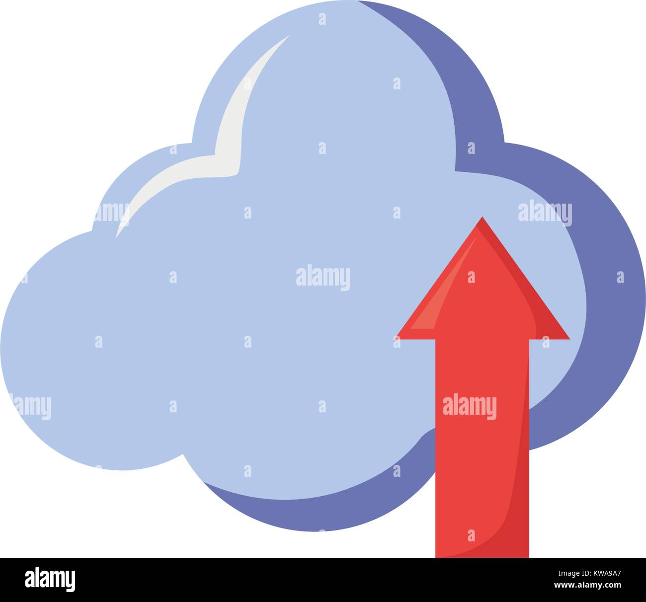 Cloud computing symbol Stock Vector Image & Art - Alamy