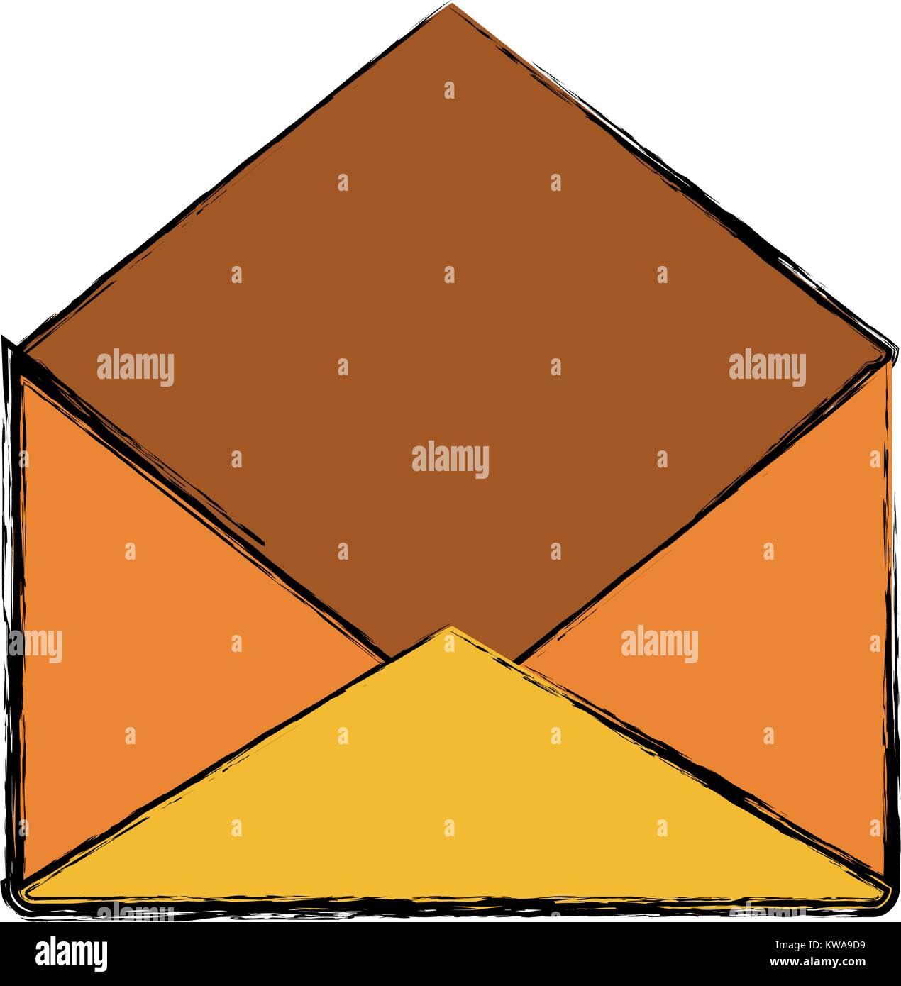 Mail open symbol Stock Vector Image & Art - Alamy