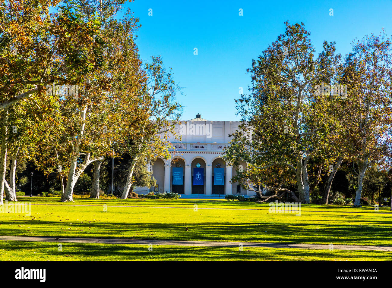 Bridges Auditorium at Pomona College in Claremont California Stock ...