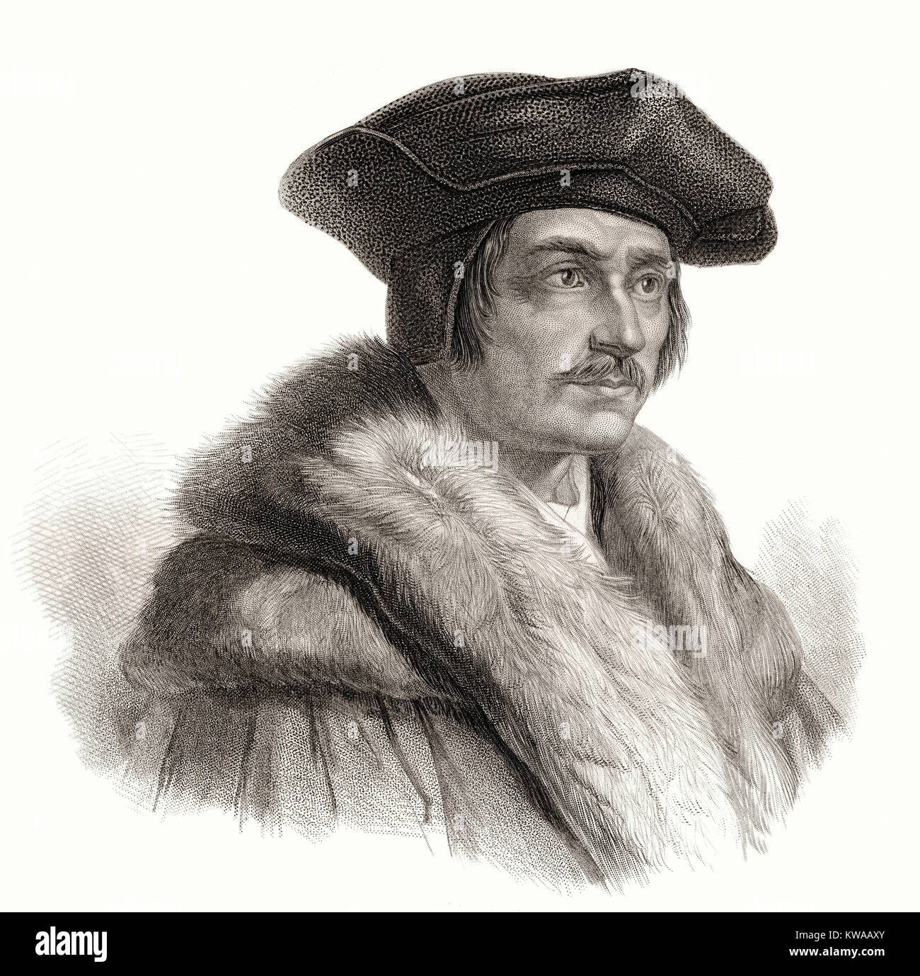 Sir Thomas More or Thomas Morus, 1478 - 1535, an English statesman ...