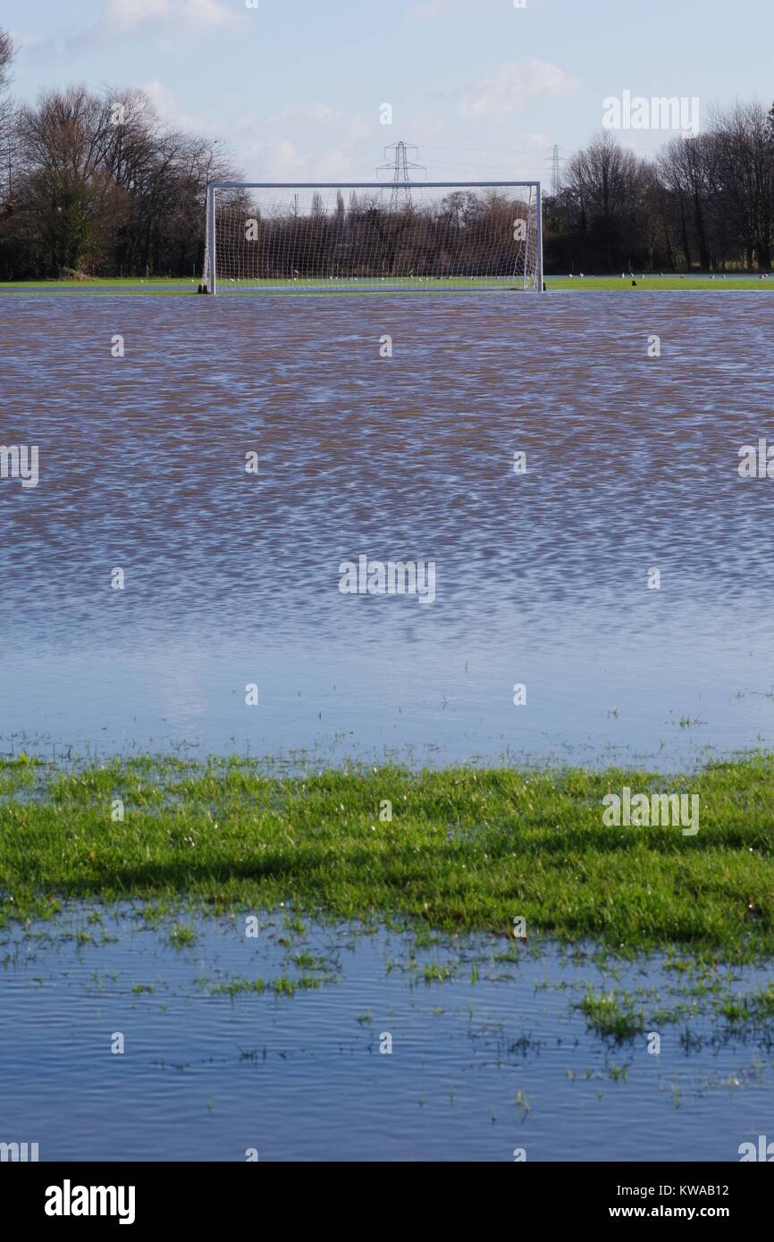 Flooded Football Pitch at Duckes Meadow. University of Exeter Sports ...