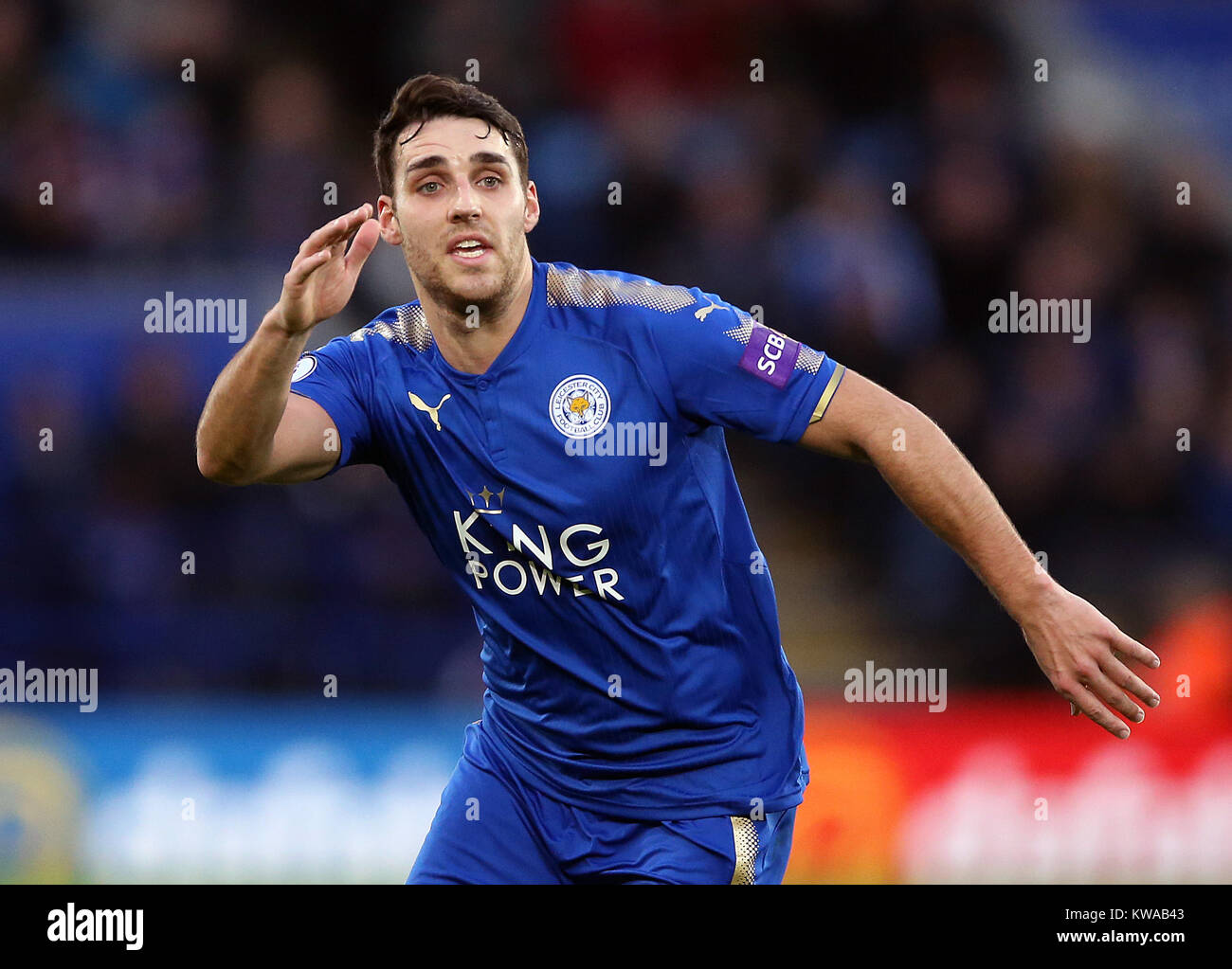 Leicester City's Matty James during the Premier League match at the ...