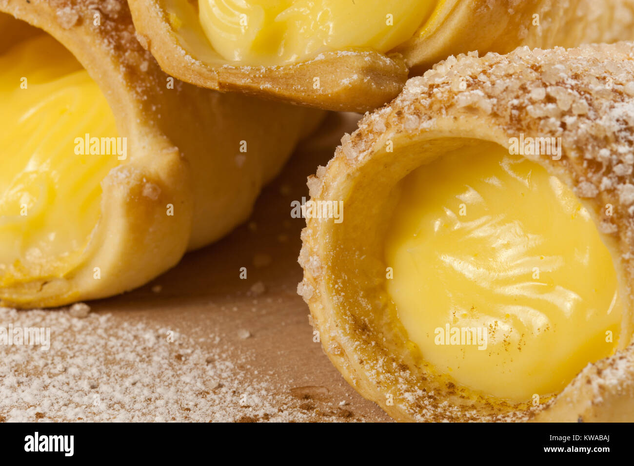 Puff pastry cream cone hi-res stock photography and images - Alamy