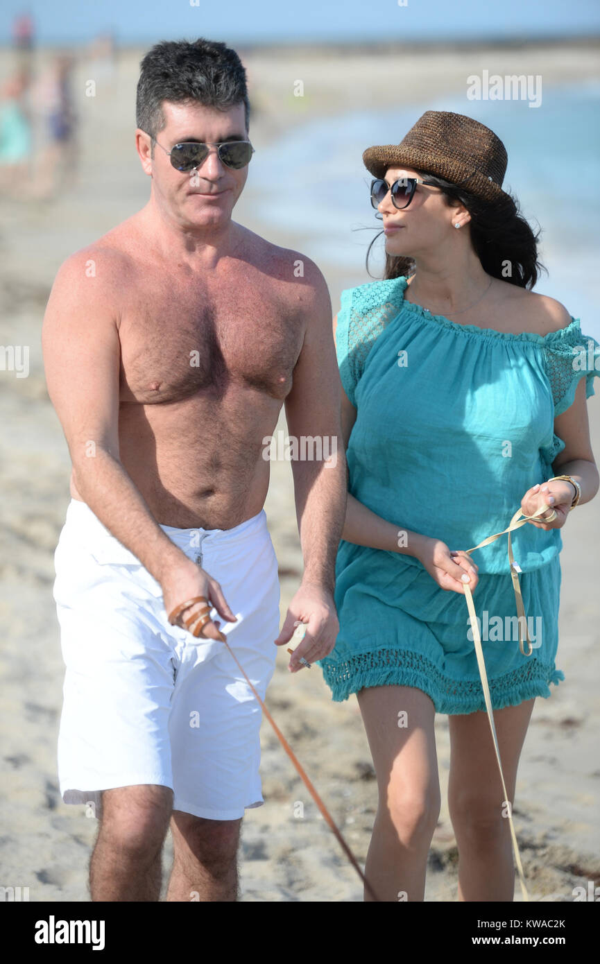 SMG Simon Cowell Lauren Silverman Eric Cowell FLXX Beach Newborn Baby ...
