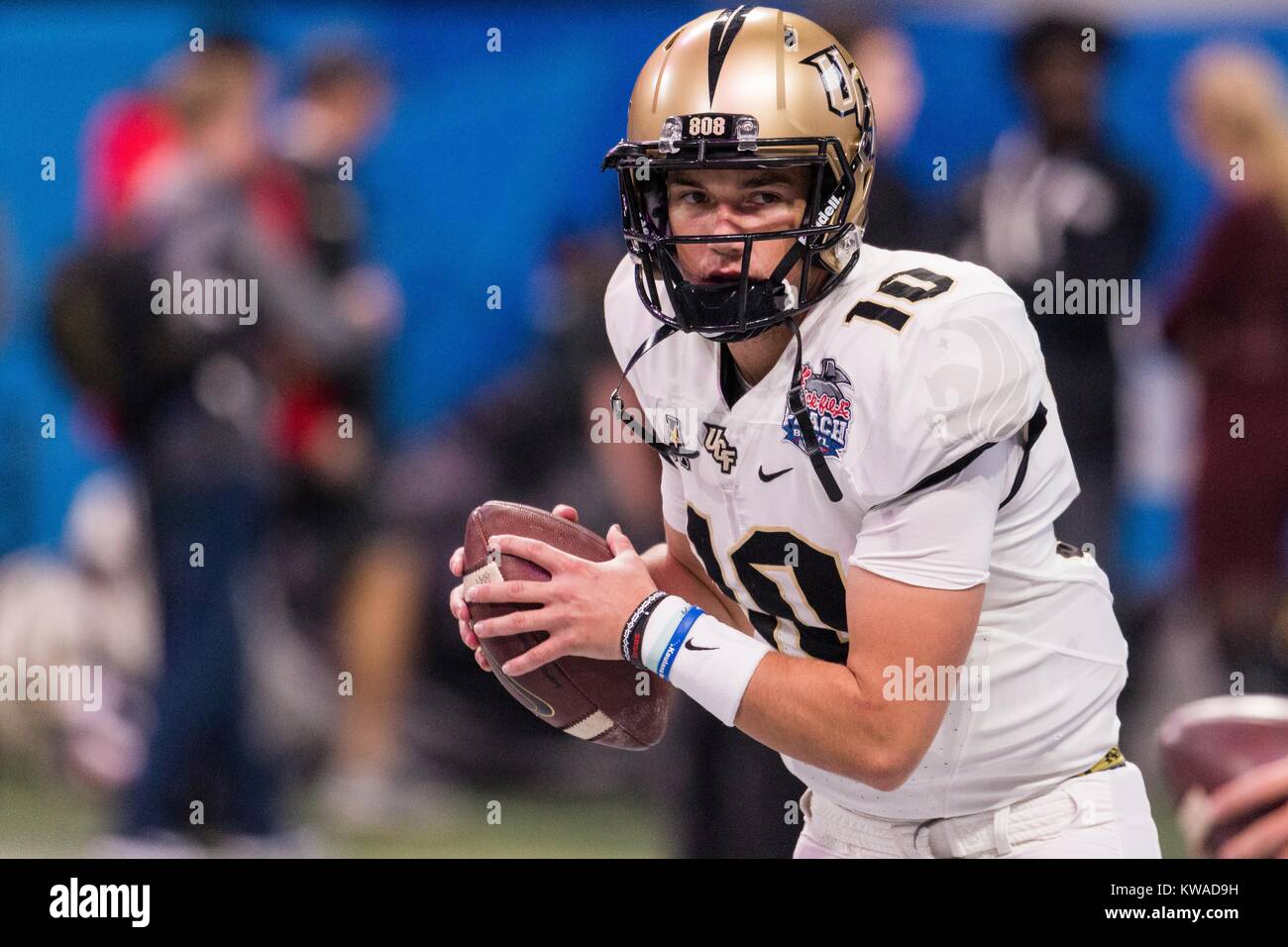 Atlanta, GA, USA. 1st Jan, 2018. UCF Knights quarterback McKenzie ...