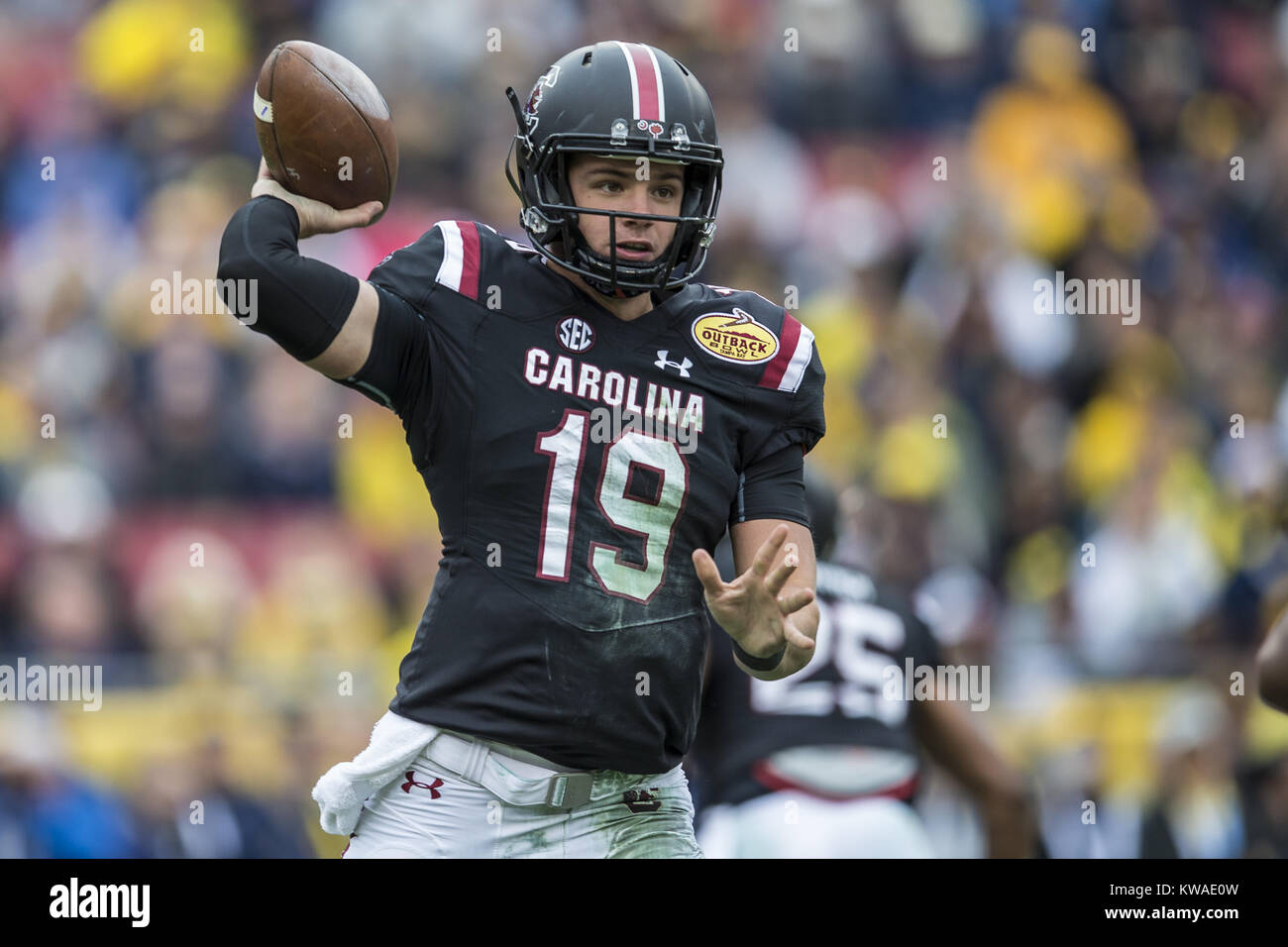 January 1, 2018 - South Carolina Gamecocks quarterback Jake Bentley (19 ...