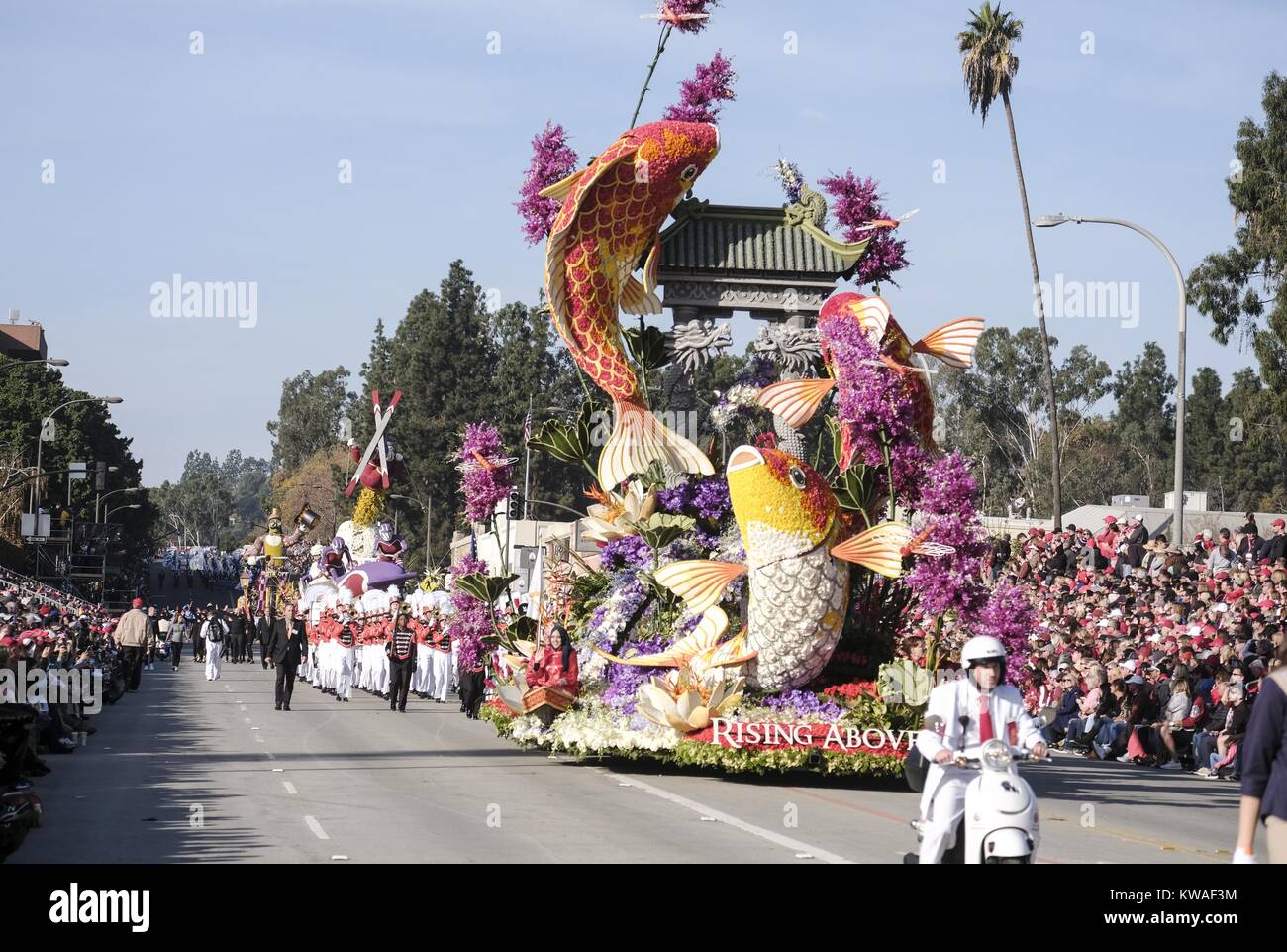Los Angeles, California, USA. 1st Jan, 2018. The 129th Rose Parade in ...