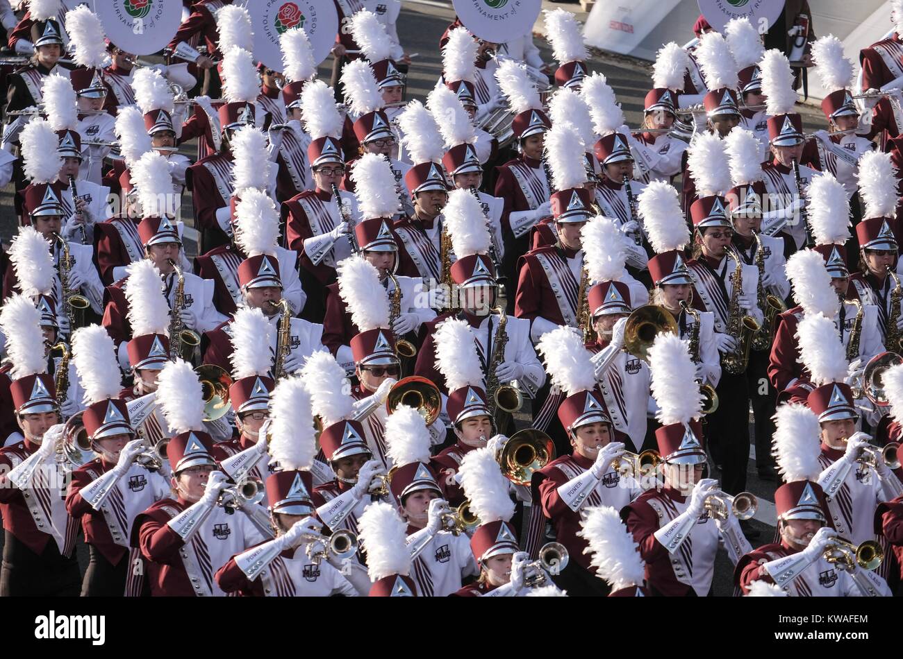 Los Angeles, California, USA. 1st Jan, 2018. The 129th Rose Parade in ...