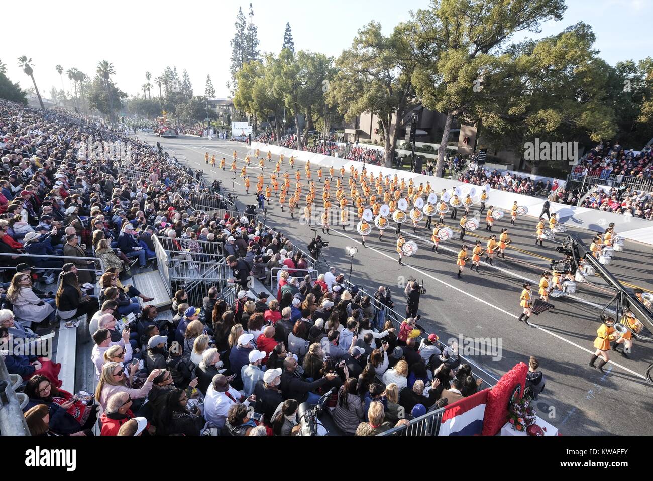Los Angeles, California, USA. 1st Jan, 2018. The 129th Rose Parade in ...