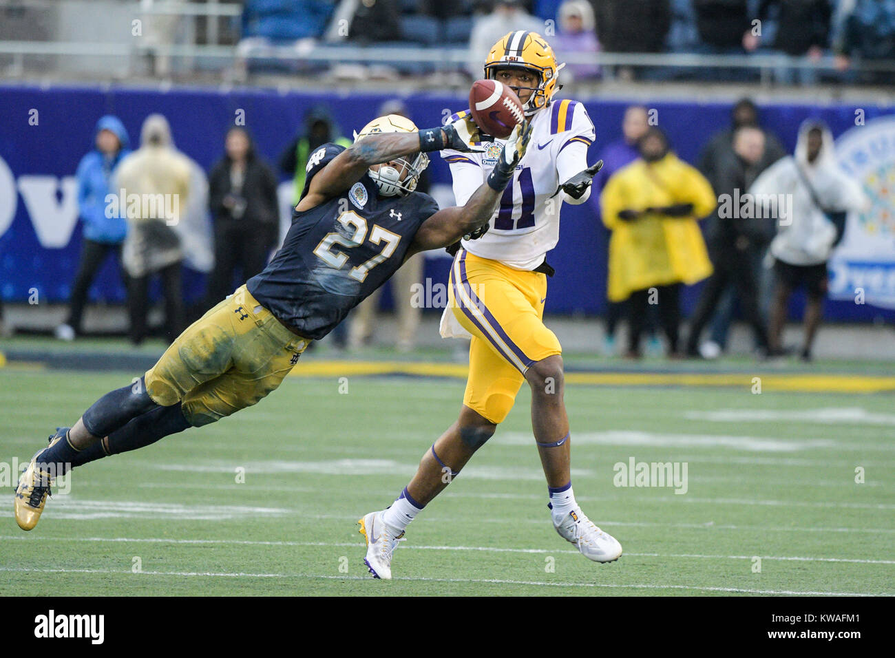 Orlando, FL, USA. 1st Jan, 2018. Notre Dame Fighting Irish cornerback ...