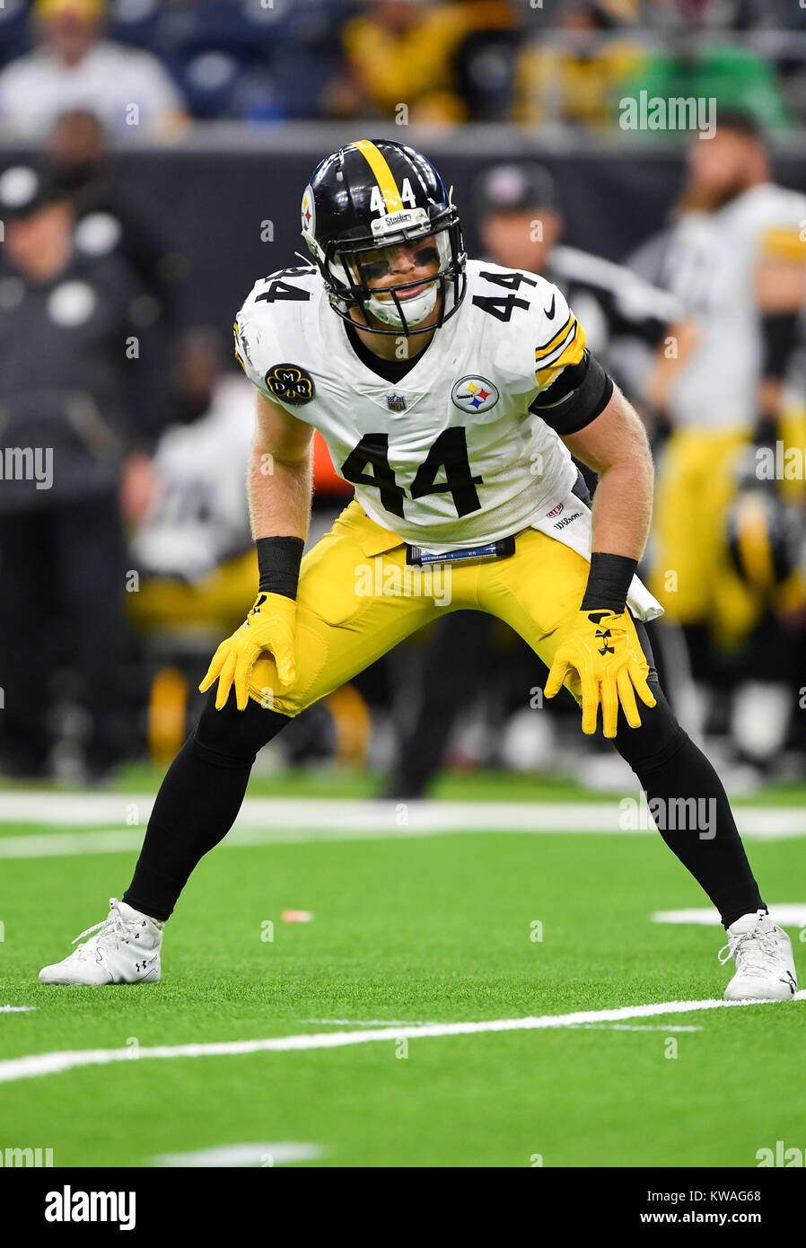 Houston, TX, USA. 25th Dec, 2017. Pittsburgh Steelers outside ...