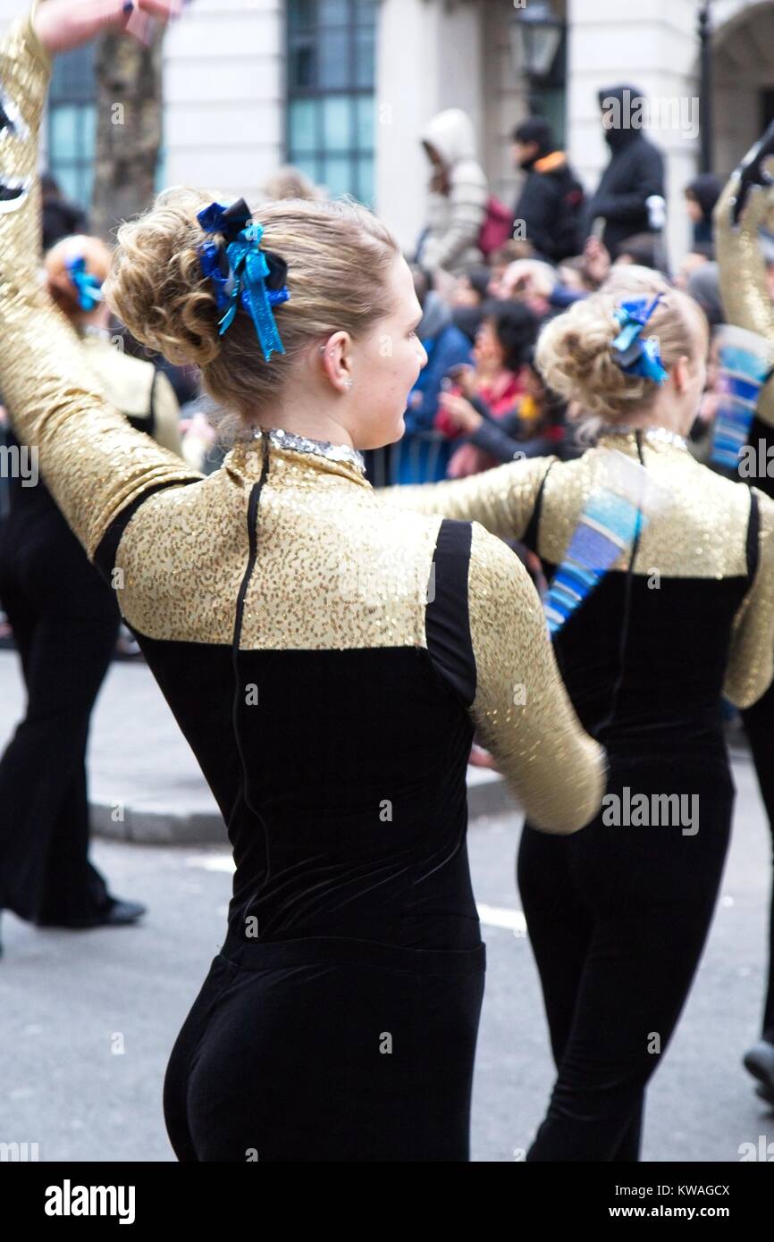 Majorettes march in carnival parade hi-res stock photography and images ...