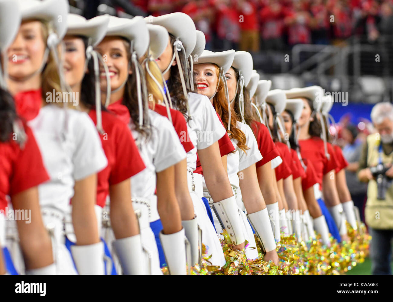 December 29, 2017: The Kilgore College Rangerettes perform during the ...