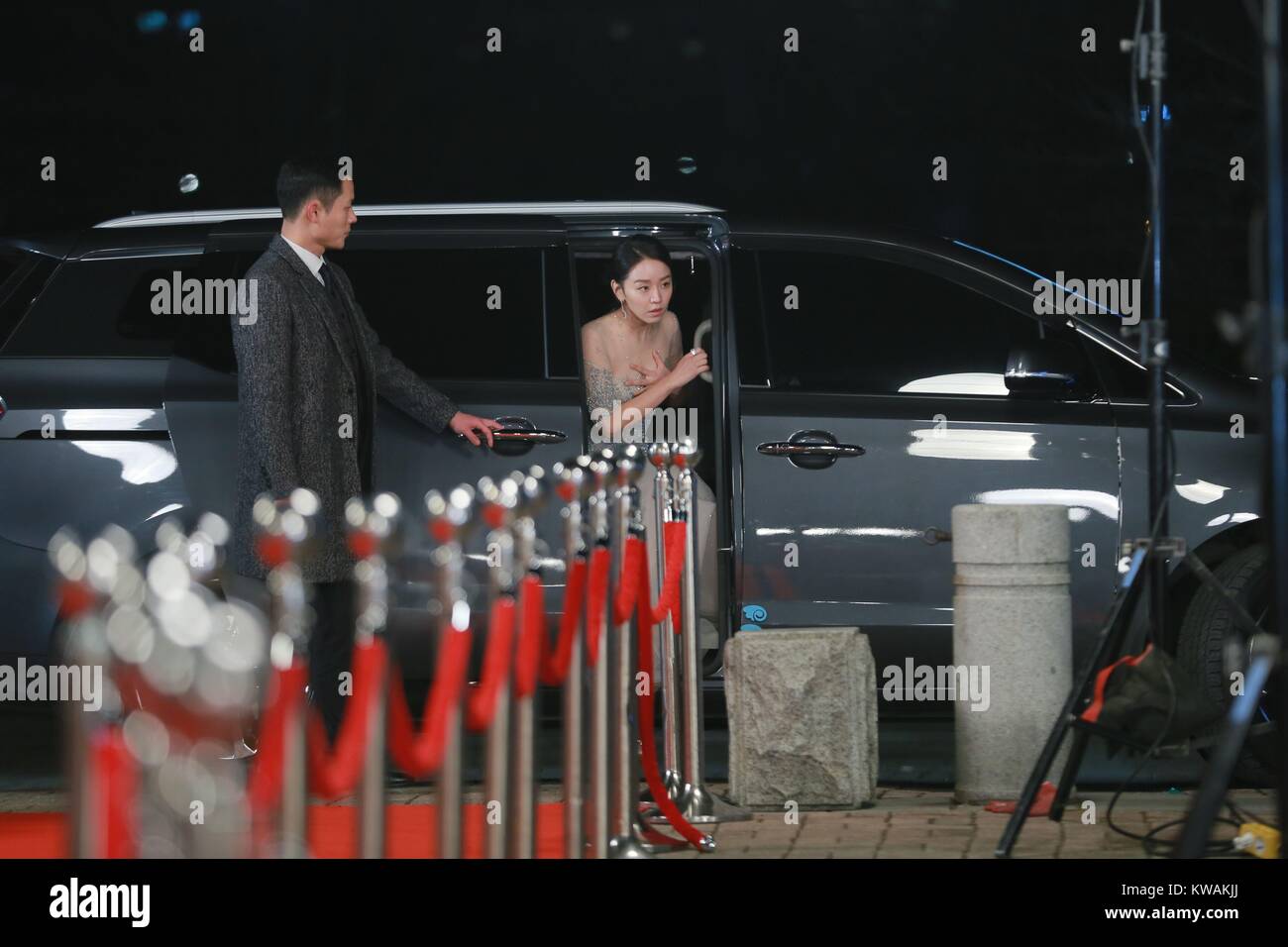 Seoul, Korea. 31st Dec, 2017. Red carpet of 2017 KBS New Year awards in Seoul, Korea on 31th ...