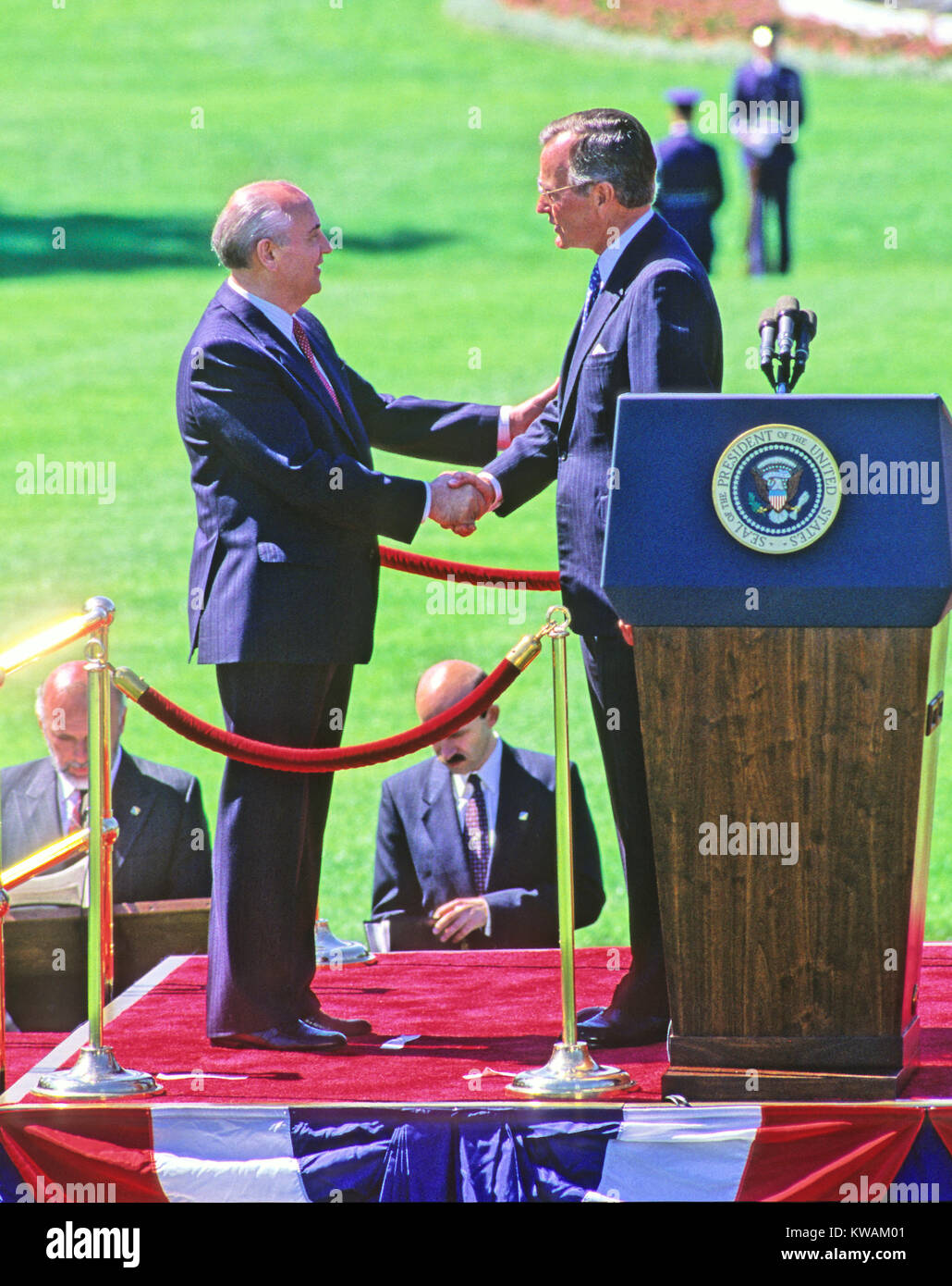 Mikhail Gorbachev And Leaders High Resolution Stock Photography and ...