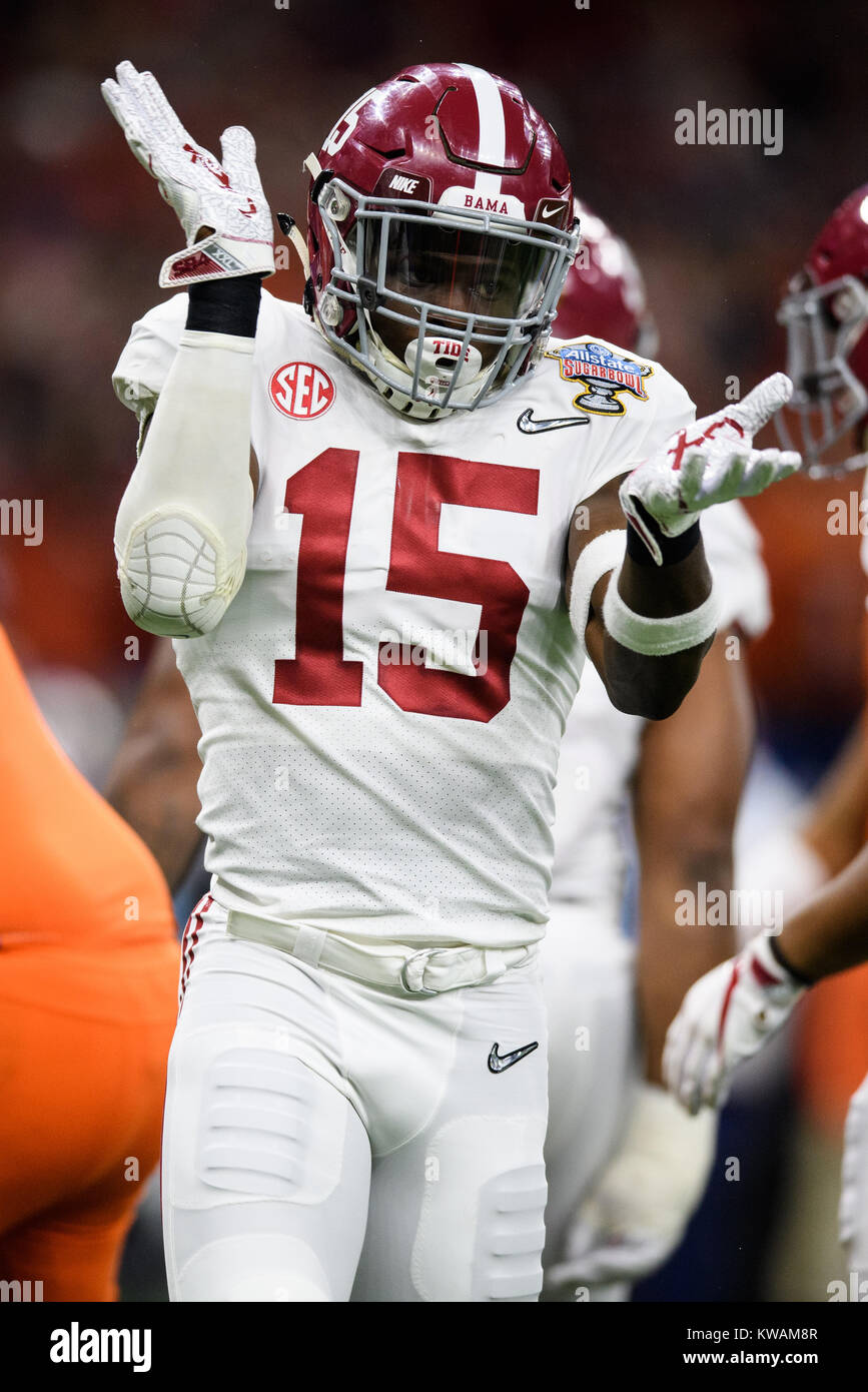 New Orleans, LA, USA. 1st Jan, 2018. Alabama Crimson Tide defensive ...
