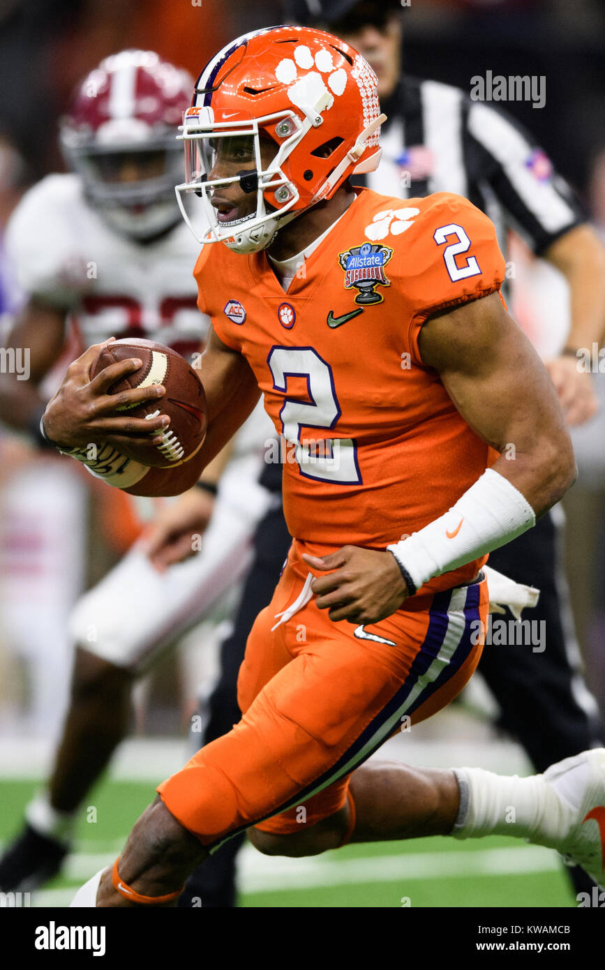 New Orleans, LA, USA. 1st Jan, 2018. Clemson Tigers quarterback Kelly ...