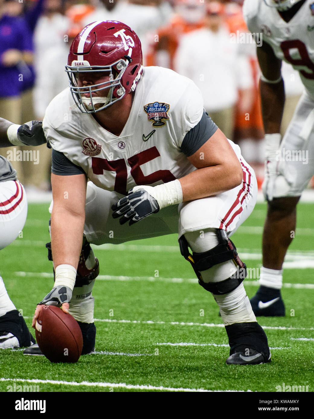 New Orleans, LA, USA. 1st Jan, 2018. Alabama Crimson Tide offensive ...