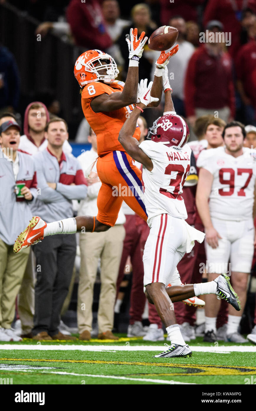 New Orleans, LA, USA. 1st Jan, 2018. Clemson Tigers wide receiver Deon ...
