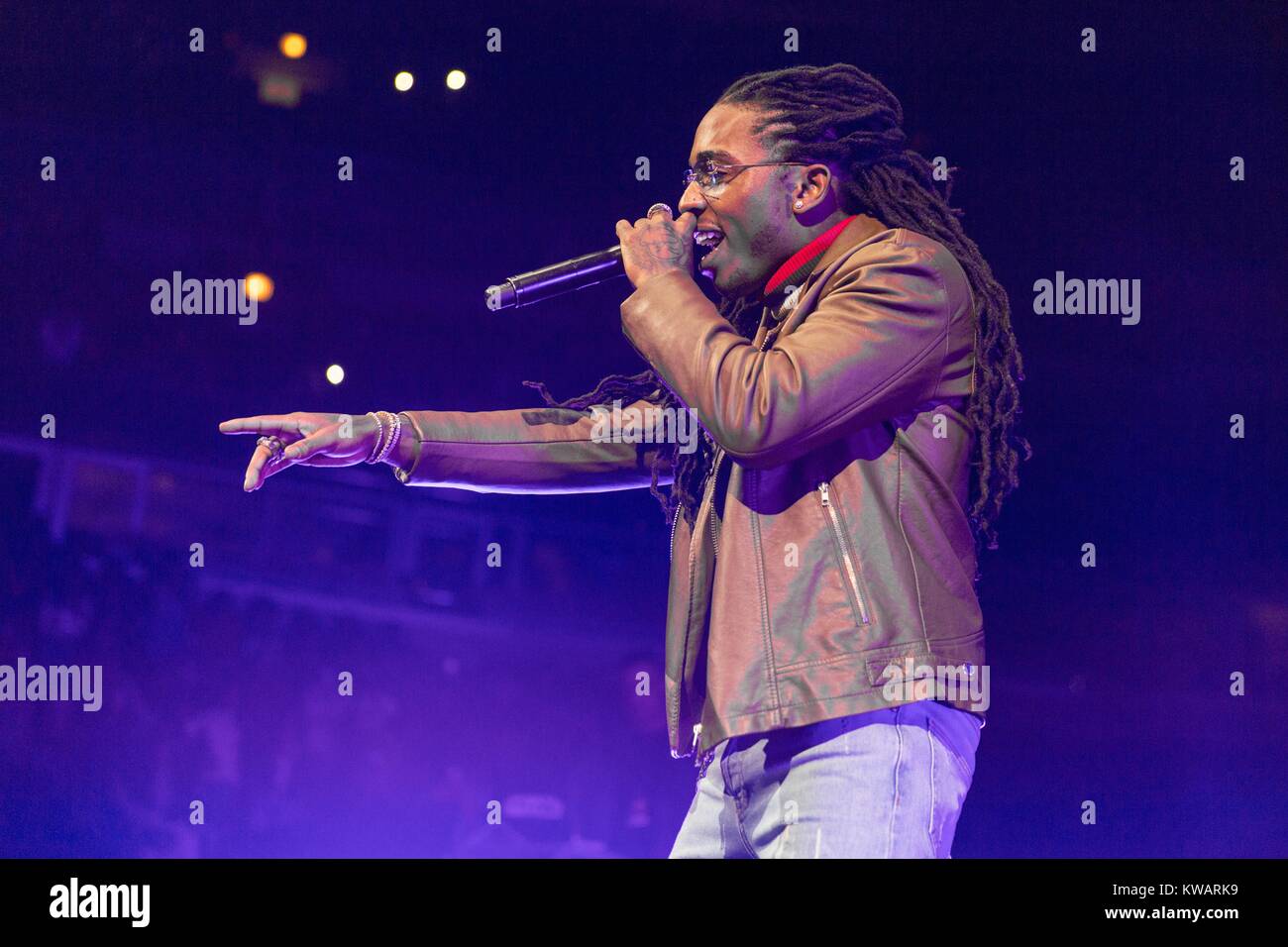 Chicago, Illinois, USA. 30th Dec, 2017. Rapper JACQUEEZ (RODRIQUEZ ...