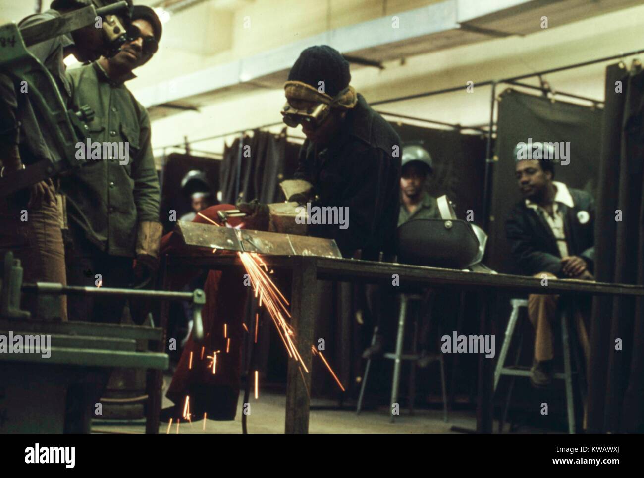 1970 woman working hi-res stock photography and images - Alamy