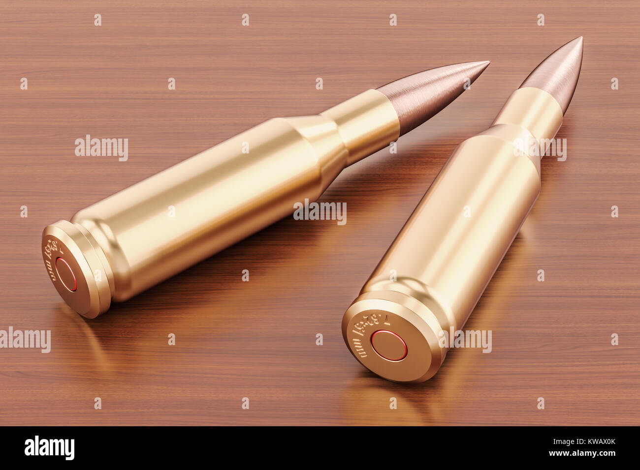 Two metal bullets on hi-res stock photography and images - Alamy