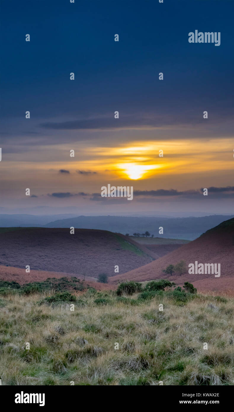 Stapeley Hill, farmland Stock Photo - Alamy