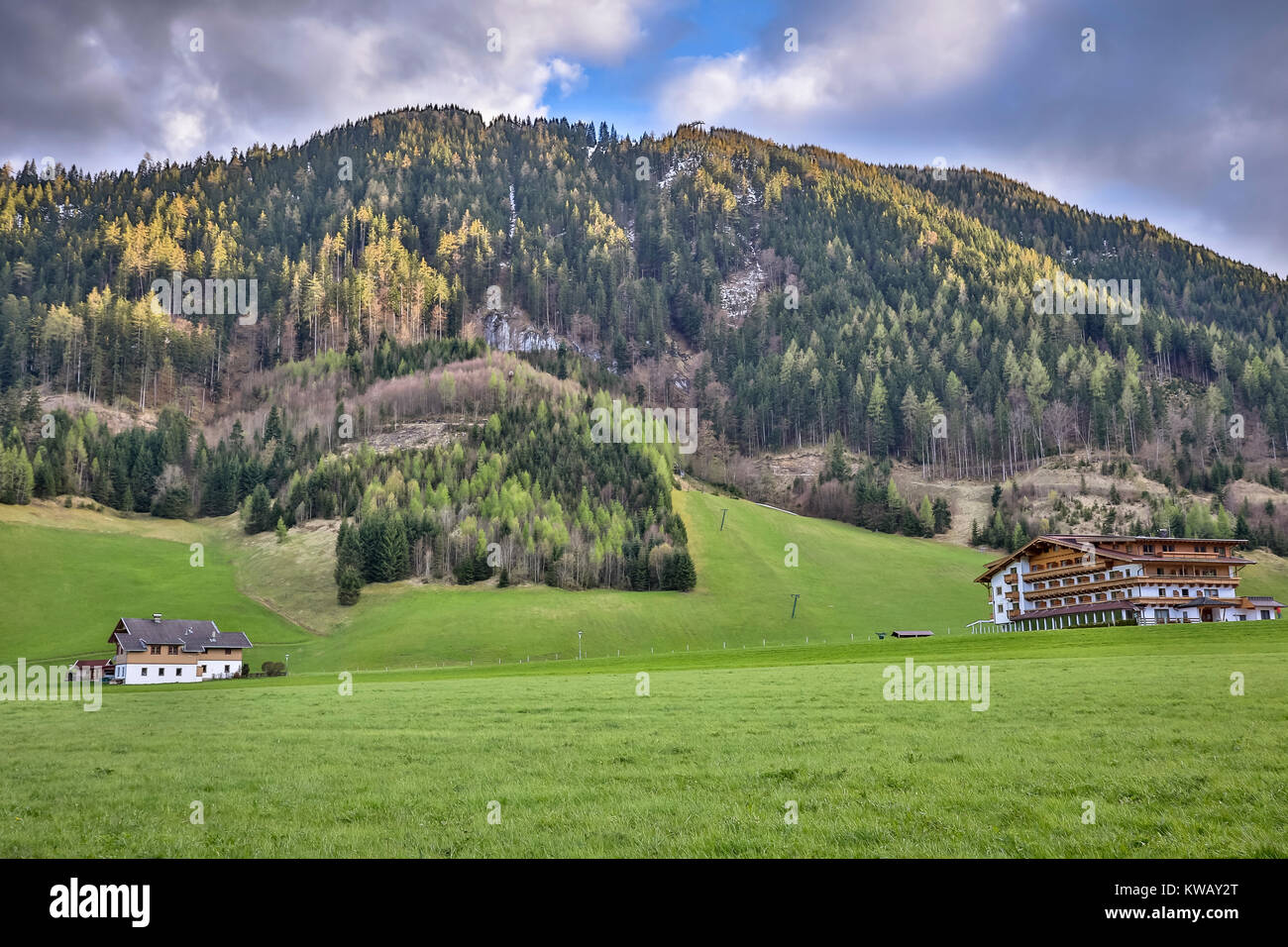 The beautiful alps of Austria Stock Photo - Alamy