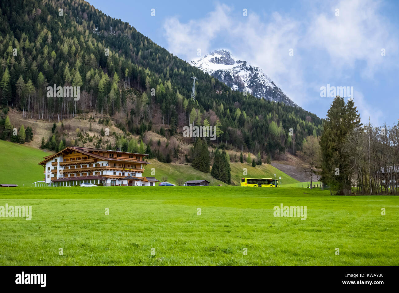 The beautiful alps of Austria Stock Photo - Alamy