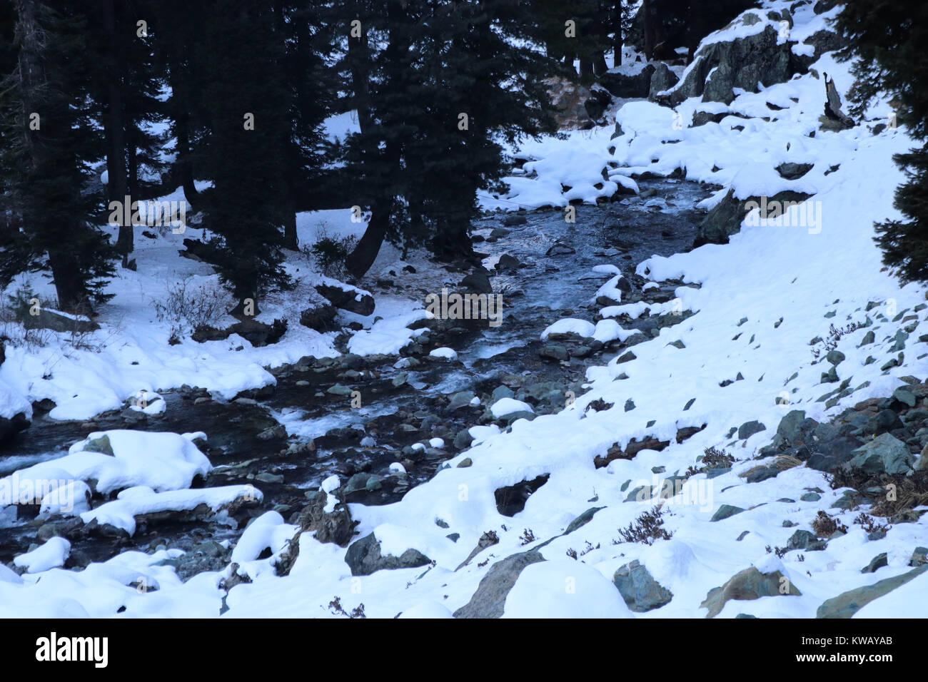 Pahalgam in winters hi-res stock photography and images - Alamy
