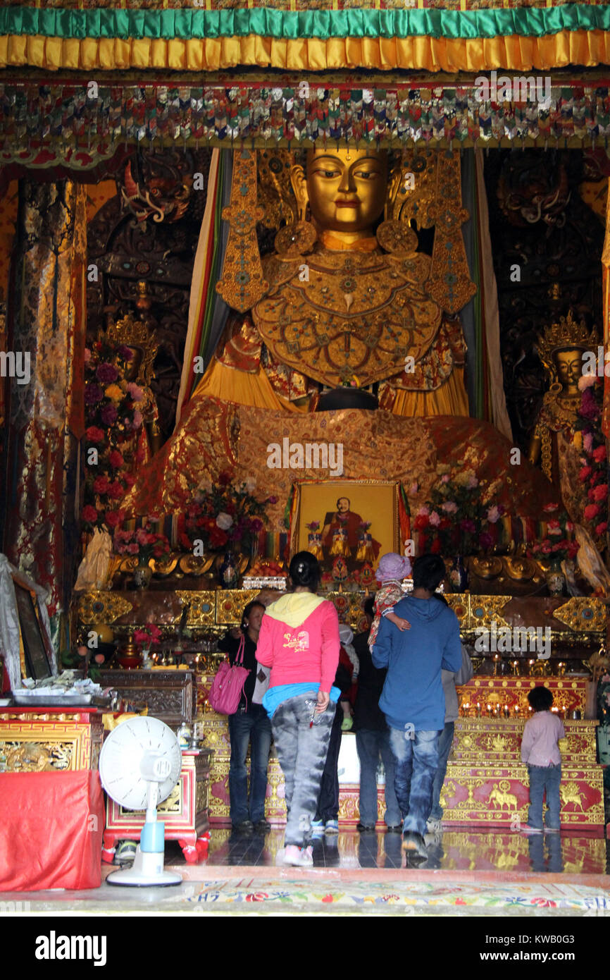 Shangri la golden temple hi-res stock photography and images - Alamy