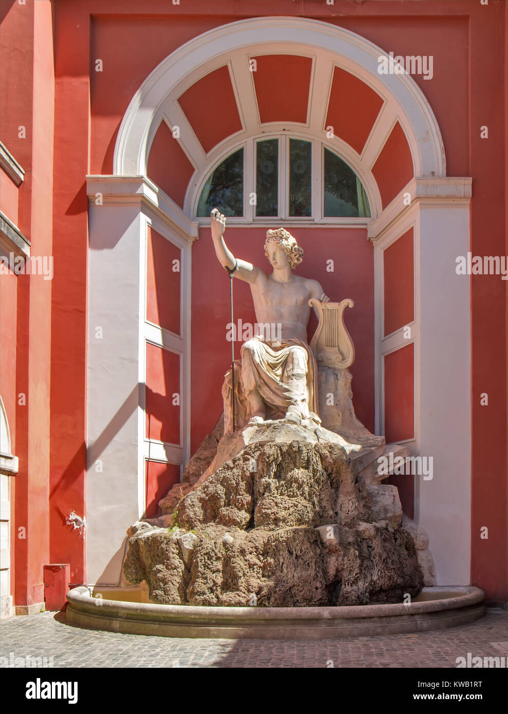 Courtyard of the Palazzo Barberini, Rome, Italy Stock Photo - Alamy