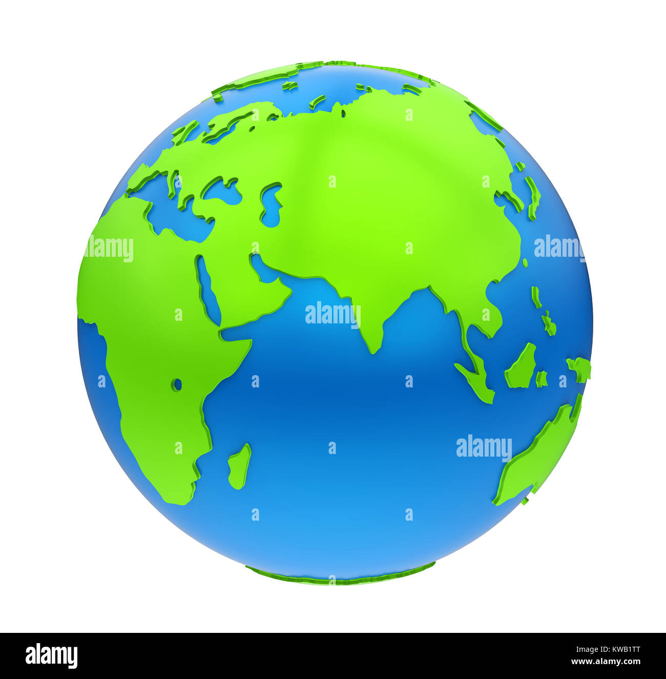 Earth Globe Isolated Stock Photo - Alamy