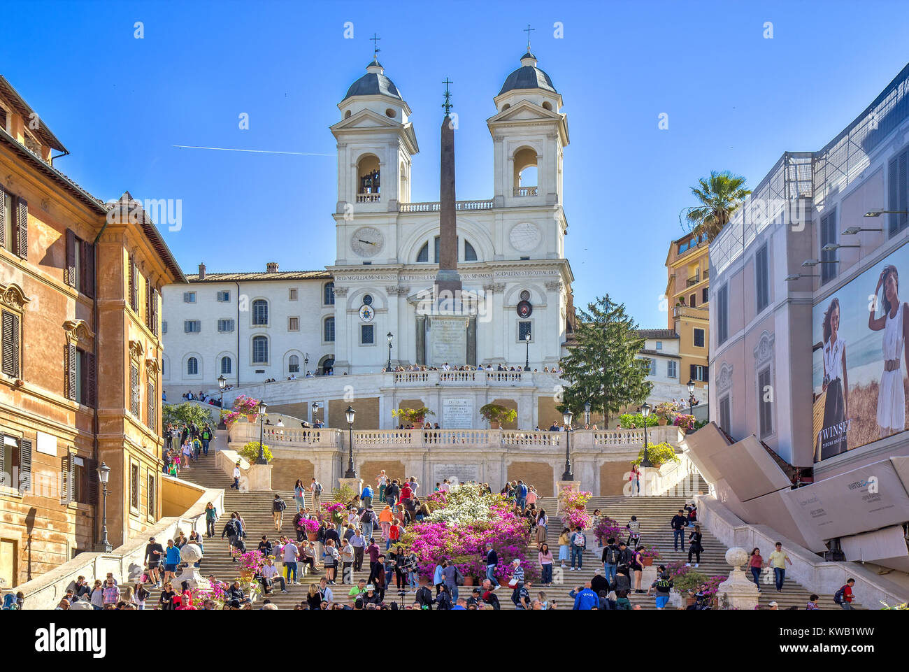 The Spanish Steps in Rome, Italy Stock Photo - Alamy
