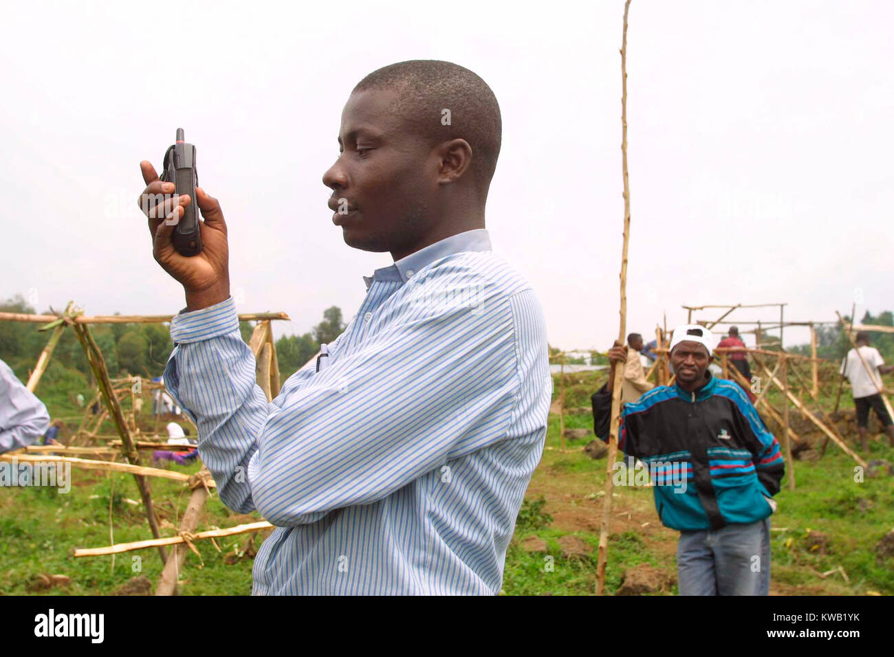 Cyuve camp, Rwanda, for refugees from the Nyriragongo volcano eruption ...