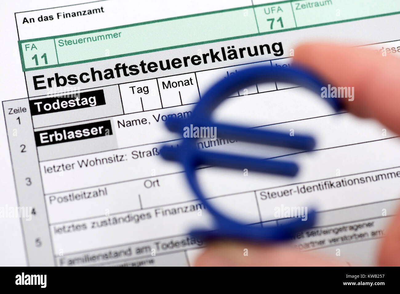 Inheritance tax form hi-res stock photography and images - Alamy