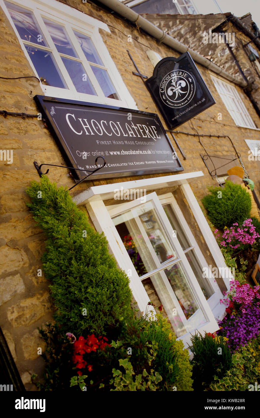 Chocolate shop, Helmsley, North Yorkshire Stock Photo - Alamy