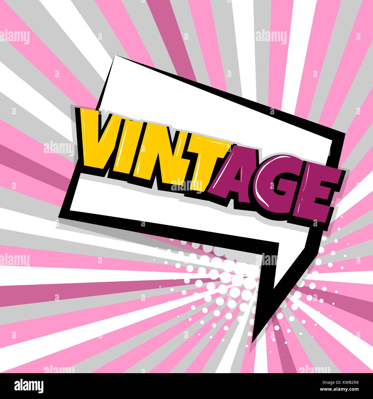 vintage comic text radial backdrop Stock Vector Image & Art - Alamy