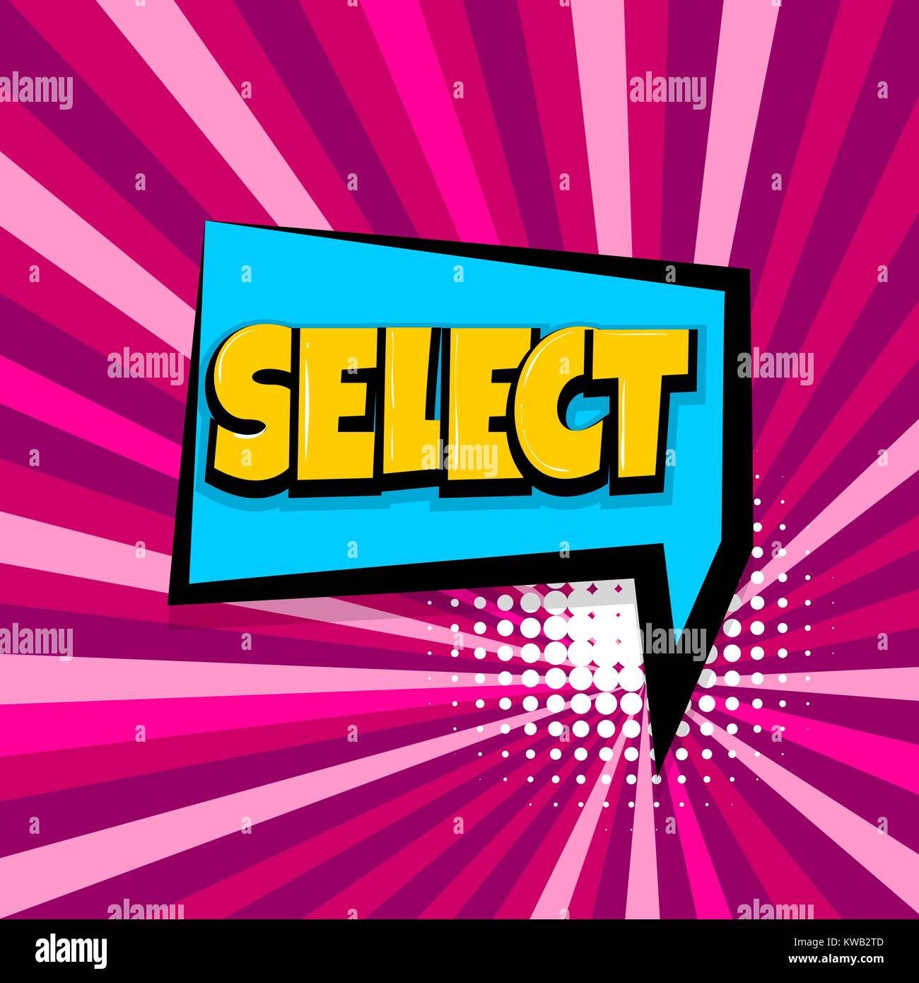 select comic text radial backdrop Stock Vector Image & Art - Alamy