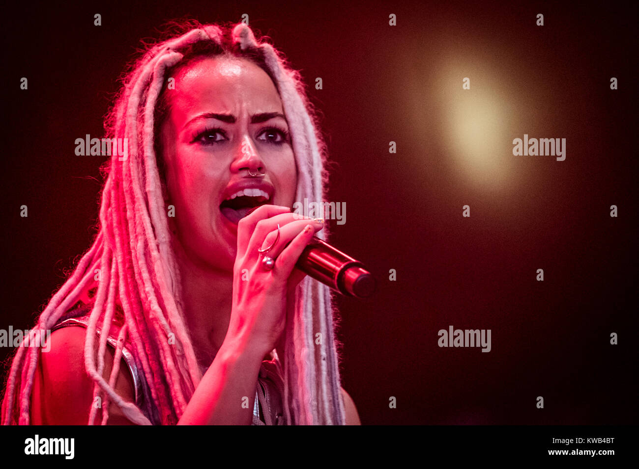 Danish pop singer aura dione hi-res stock photography and images - Alamy