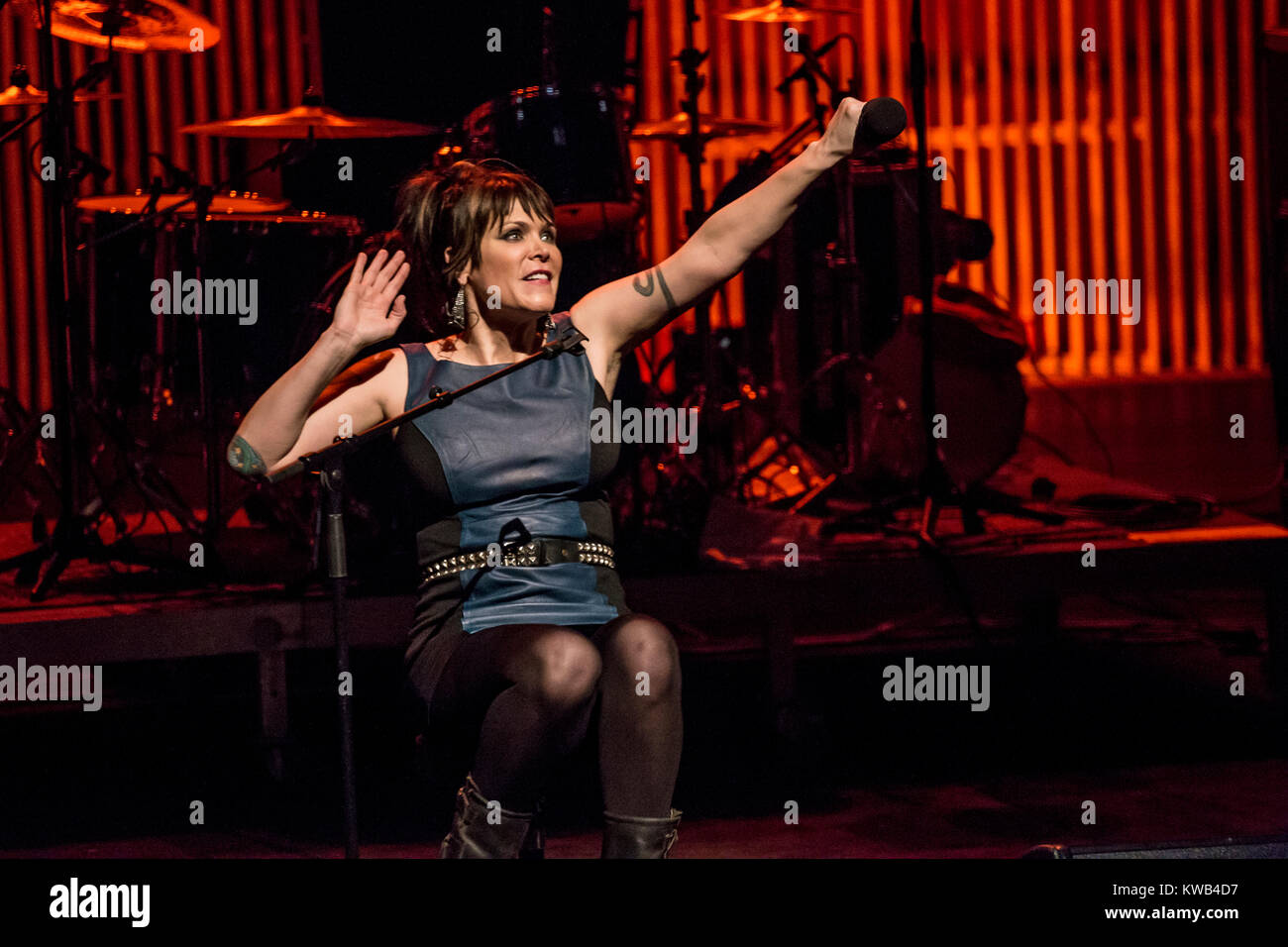 The American singer, musician and songwriter Beth Hart performs a live ...