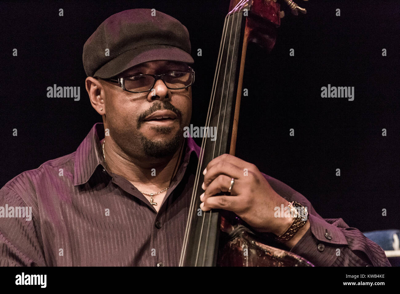 The American jazz musician and bass player Christian McBride performs ...
