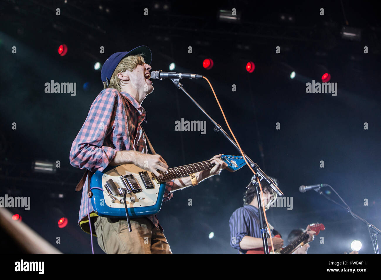 The American indie rock band Deerhunter performs a live concert at the ...