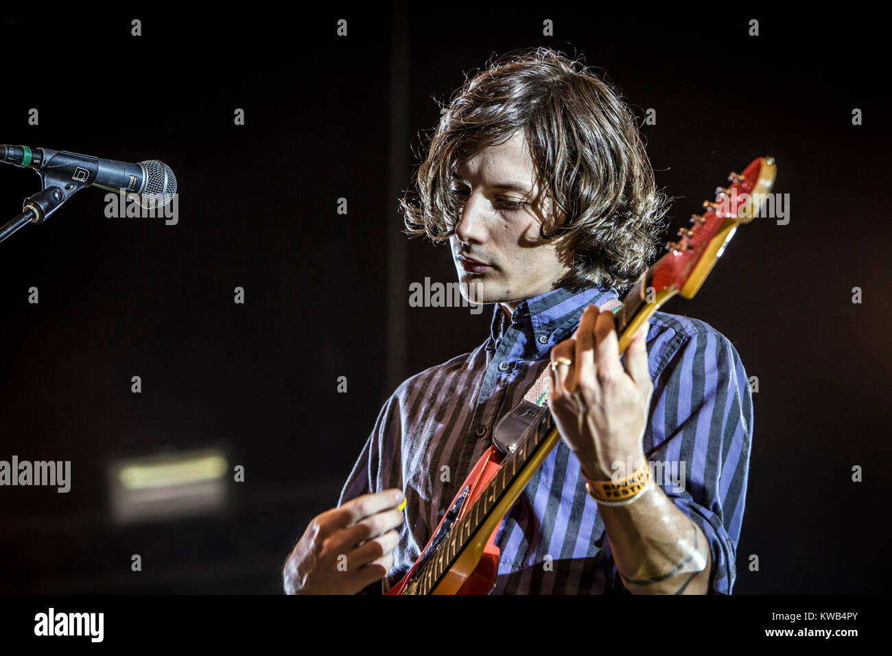 The American indie rock band Deerhunter performs a live concert at the ...