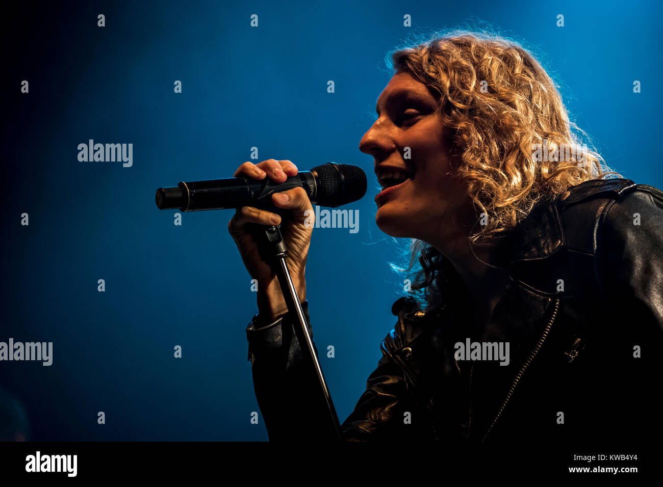 The Danish electro pop band Dúné performs a live concert at the Danish ...
