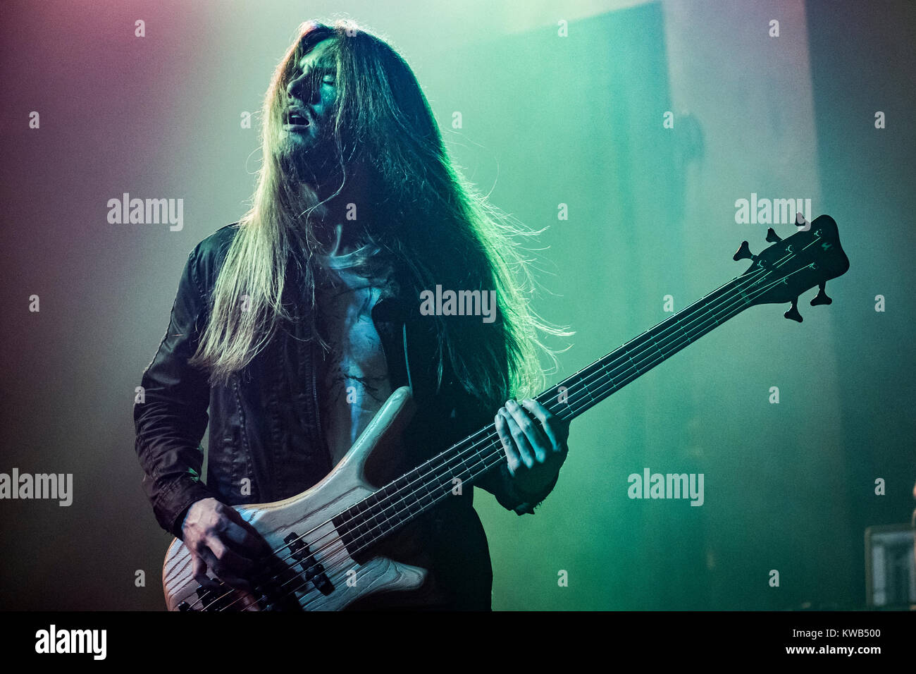 The American cinematic rock band Earthside performs a live concert at ...