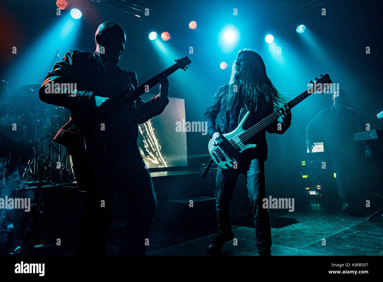 The American cinematic rock band Earthside performs a live concert at ...