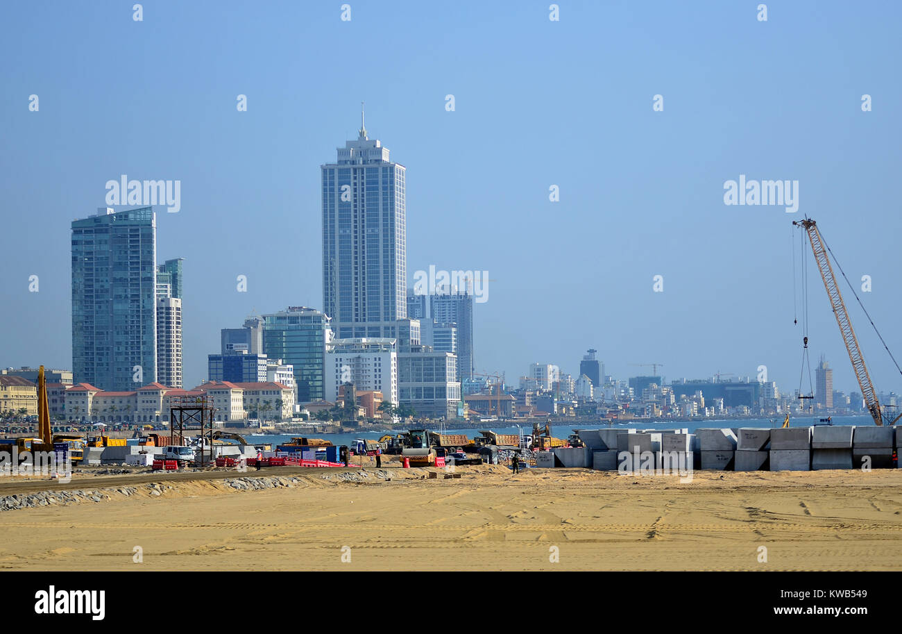 Construction colombo international financial city hi-res stock ...