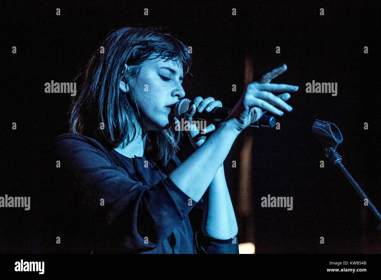 The successful Danish singer, songwriter and musician Fallulah performs ...